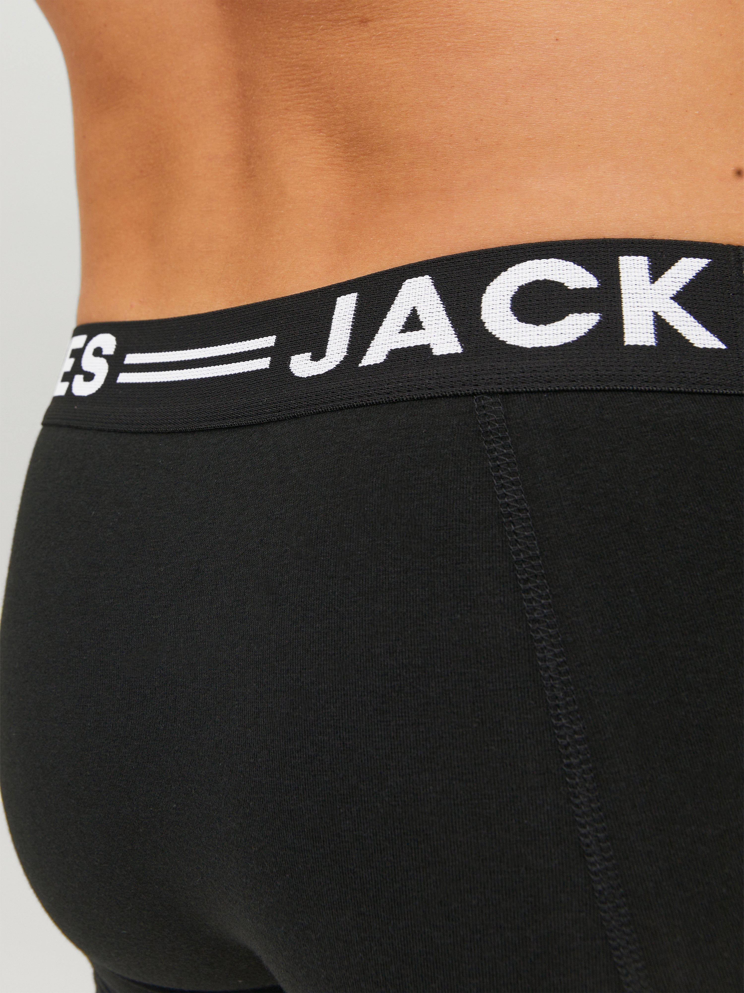 3-pack Plain Boxers | Black | Jack & Jones®