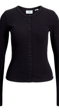 Round neck Cardigan | Black | Jack & Jones®