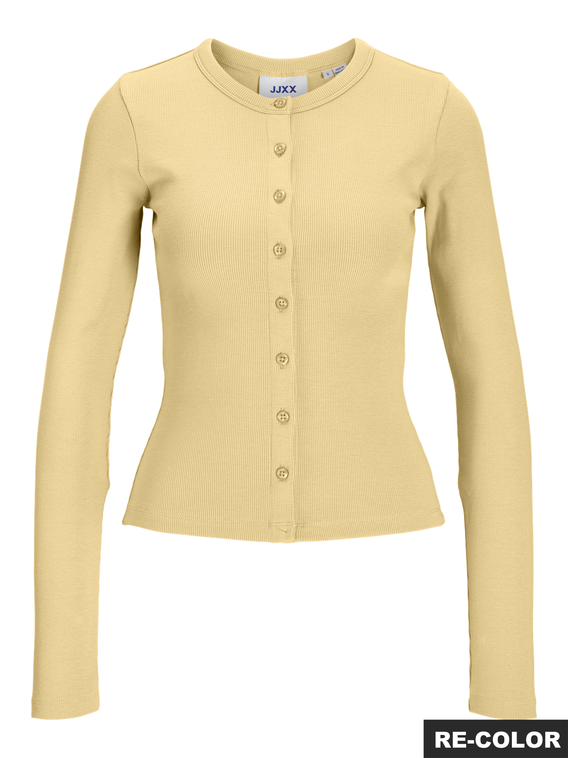 Round neck Cardigan | Light Yellow | Jack & Jones®