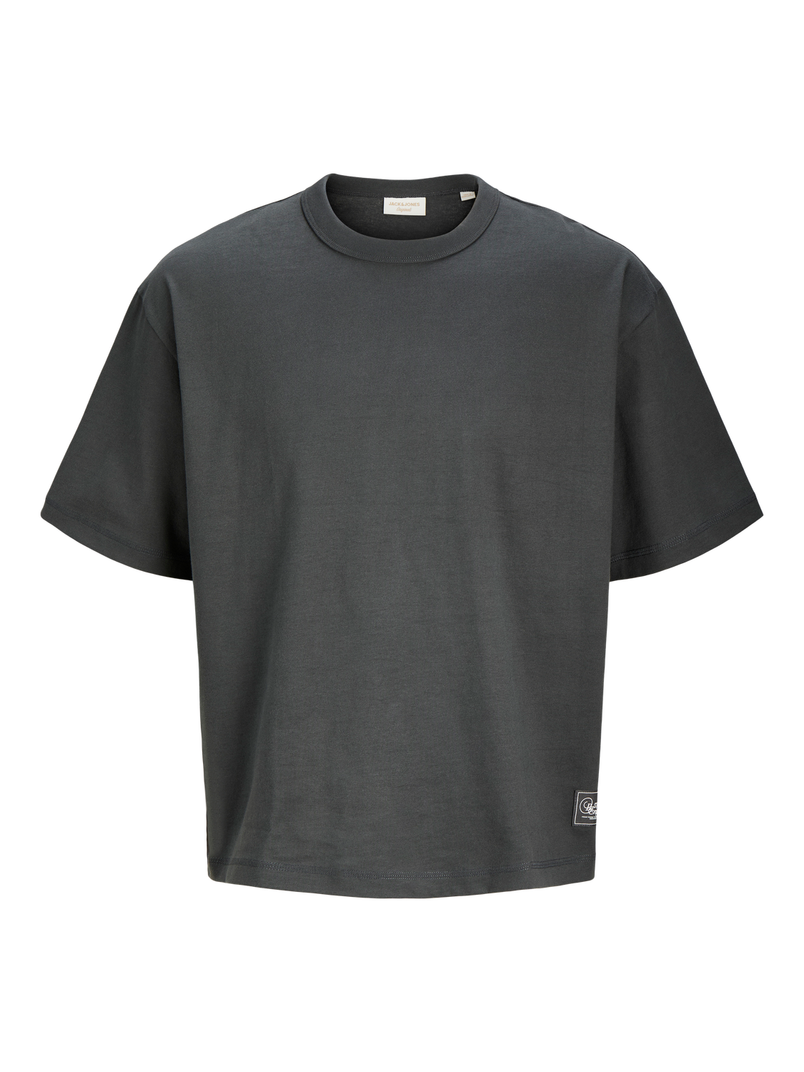 Oversize Cropped Fit T-Shirt | Dark Grey | Jack & Jones®