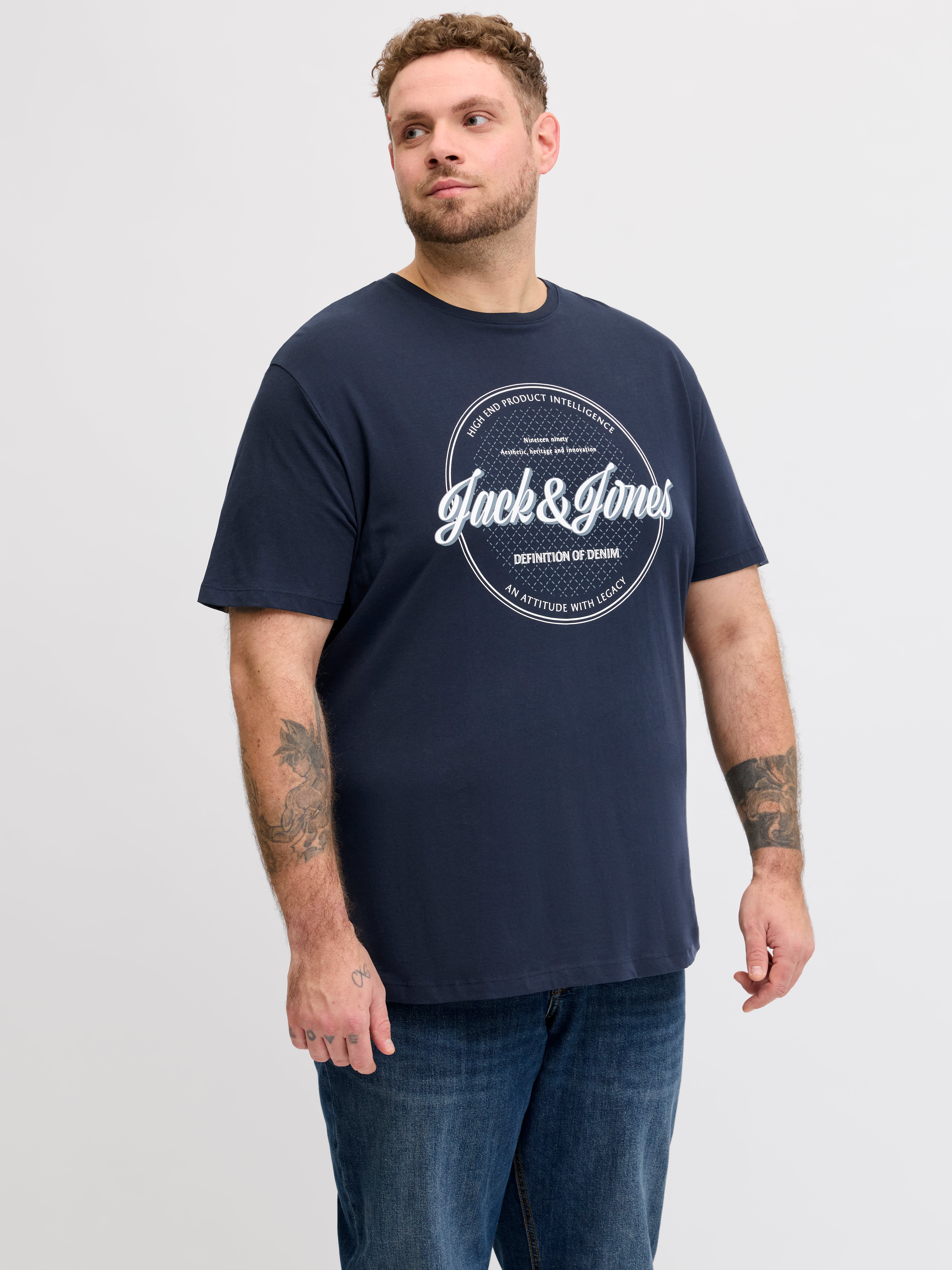 Standard Fit T-Shirt | Dark Blue | Jack & Jones®
